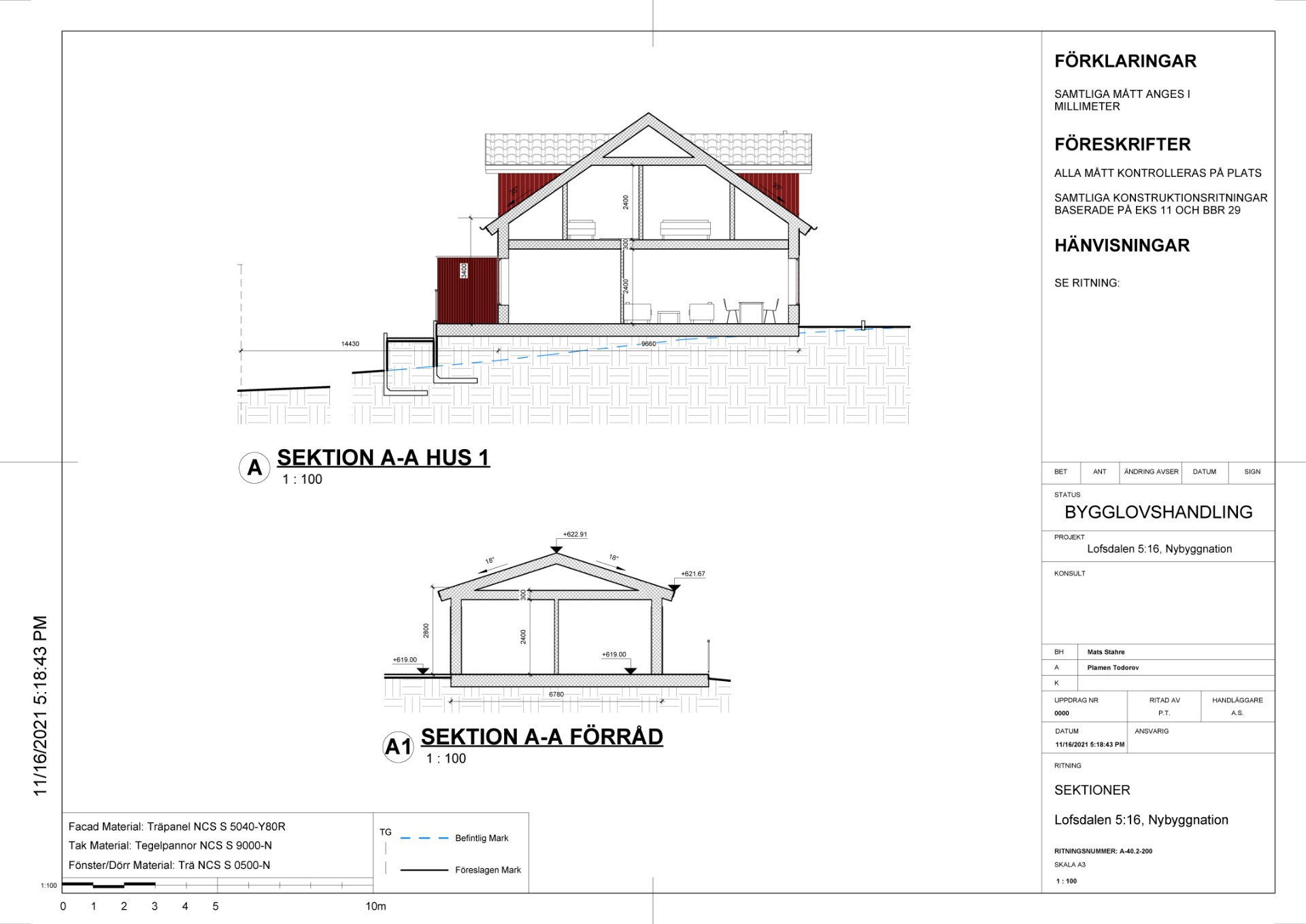 Planlösning/ ritningar :: Svanhågna Lofsdalen Brf